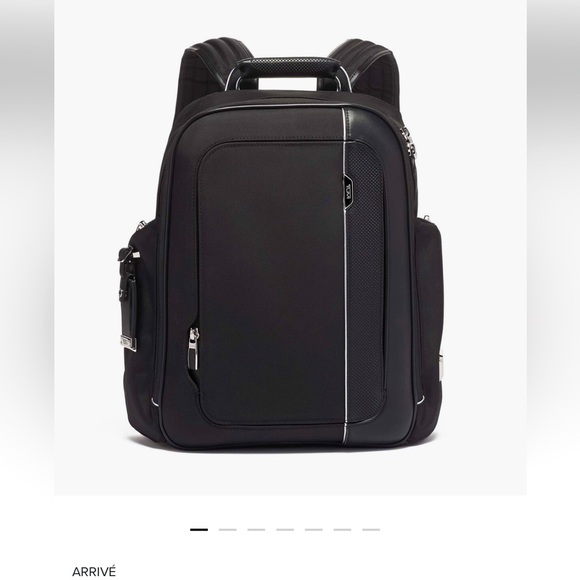 Tumi | Bags | Tumi Arrive Larson Navy Backpack Rare Authentic | Poshmark
